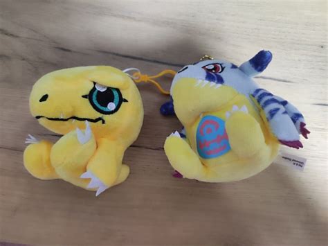 Digimon Adventure Agumon Gabumonb Plush Set Hobbies Toys Toys Games On Carousell