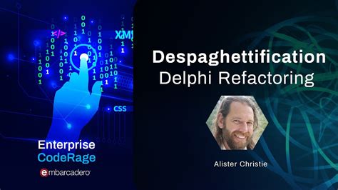 Despaghettification The Ancient Art Of Refactoring Delphi Code Youtube
