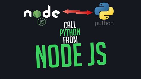 execute python script from node js without any external library youtube