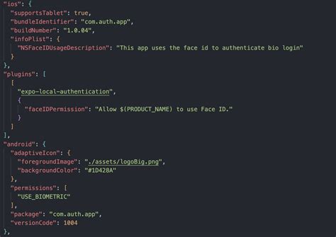 Ios Expo Local Authentication Authentication Unsuccessful Missing