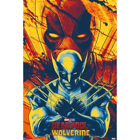 Deadpool And Wolverine Movie Poster Art Athena Posters