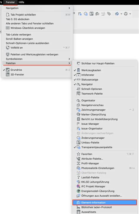 Element Information Anzeigen Lassen Graphisoft Community