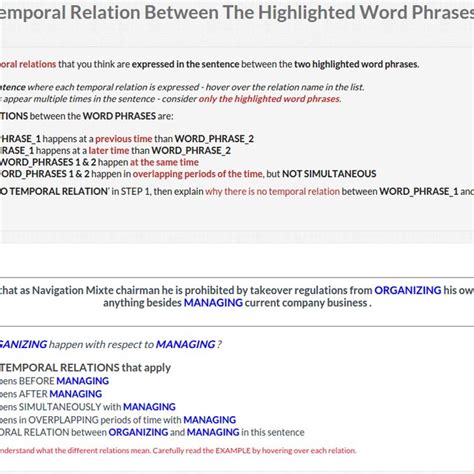 Instructions For The Temporal Relation Task Using Crowd Annotated