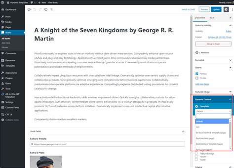 creating theme templates with dynamic content for elementor elementor360