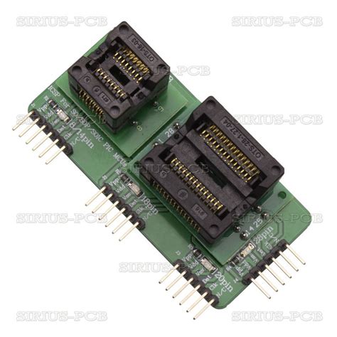 icsp zif adapter for so sop soic pic mcus