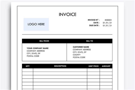Invoice Template Free Excel