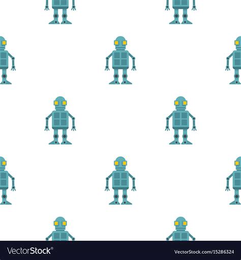 Android Robot Pattern Seamless Royalty Free Vector Image