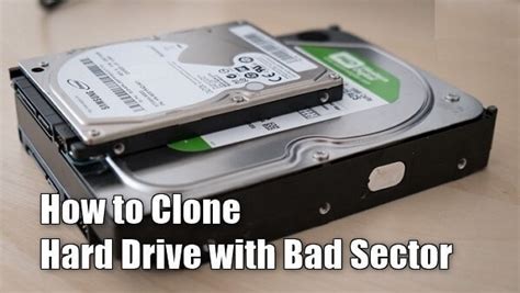 How To Clone Hard Drive With Bad Sectors