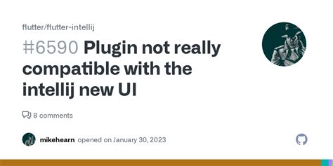 plugin not really compatible with the intellij new ui · issue 6590