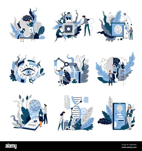 science and technology artificial intelligence isolated abstract