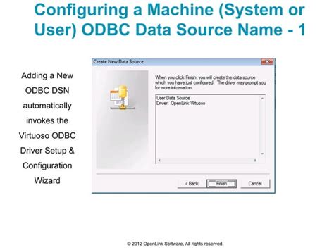 Exploiting Linked Open Data Via Microsoft Access Using Odbc File Dsns Ppt