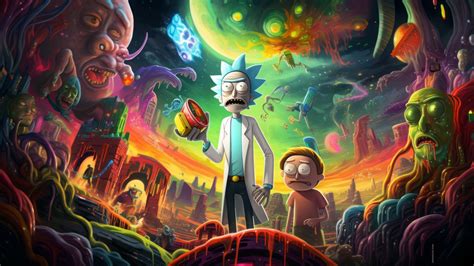 X Resolution Rick And Morty Aesthetic P Laptop Full Hd Wallpaper Wallpapers Den