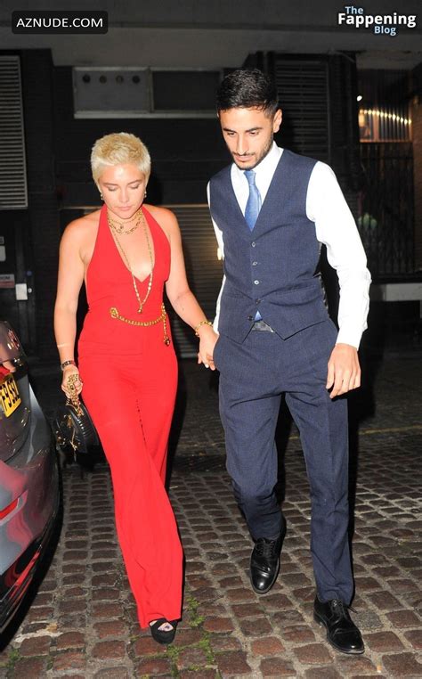 Florence Pugh Sexy Sizzle In Red At Londons Lotus Flagship Launch Aznude