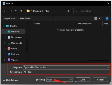 How To Add A System File Scan Desktop Shortcut On Windows 1110