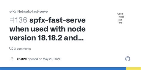 Spfx Fast Serve When Used With Node Version 18 18 2 And Below