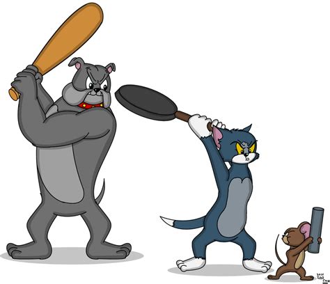 Tom Vs Jerry Vs Spike By Cwe99999999000 On Deviantart