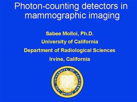 Aapm Vl Photon Counting Detectors And Their Applications In Medical Imaging