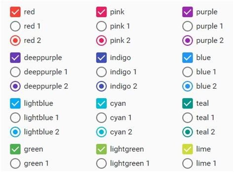 Material Design Checkboxes Radio Buttons In Pure CSS Icheck Material