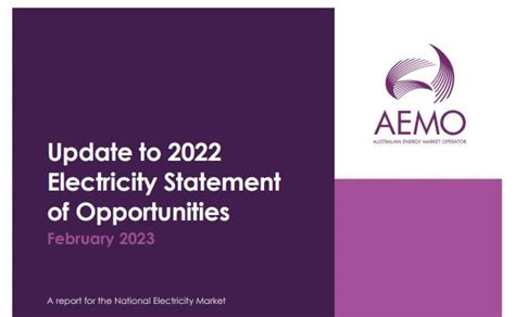 AEMO On Twitter AEMOs Updated Year Electricity Reliability Report Shows Reduced Short Term