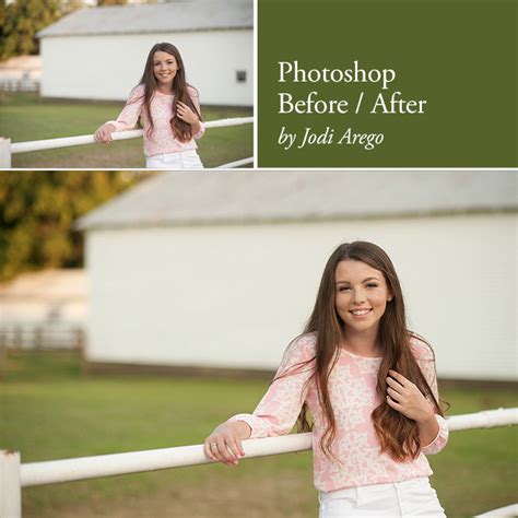 Before And After A Clean Edit In ACR And Photoshop