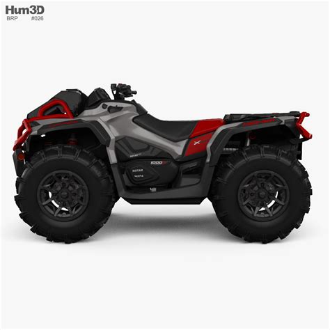 Brp Can Am Outlander X Mr 1000r 2025 3d Model Download Atv On