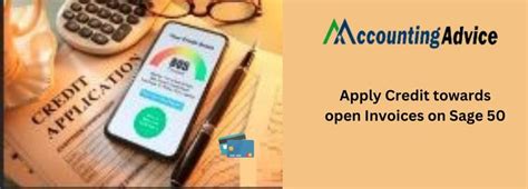 How To Apply Credit Towards Open Invoices On Sage 50