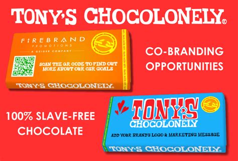 Branded Tonys Chocolonely Chocolate Printed With Your Logo