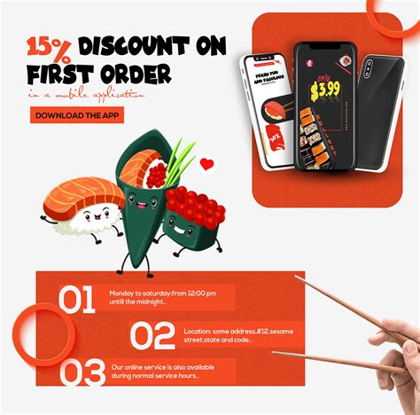 Sushi Website Design Behance