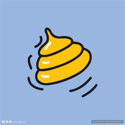 卡通便便图标设计图 其他 动漫动画 设计图库 昵图网