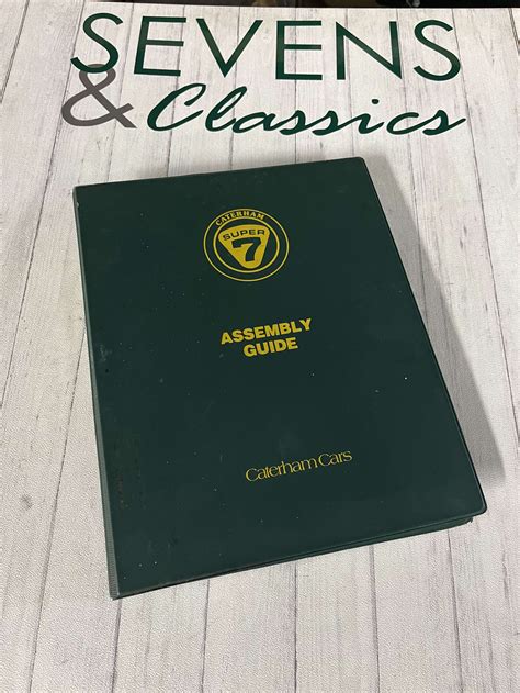 Assembly Guide 1993 Used — Sevens And Classics