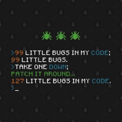 99 Little Bugs In My Code Coding Debugging Funny Code Long Sleeve T
