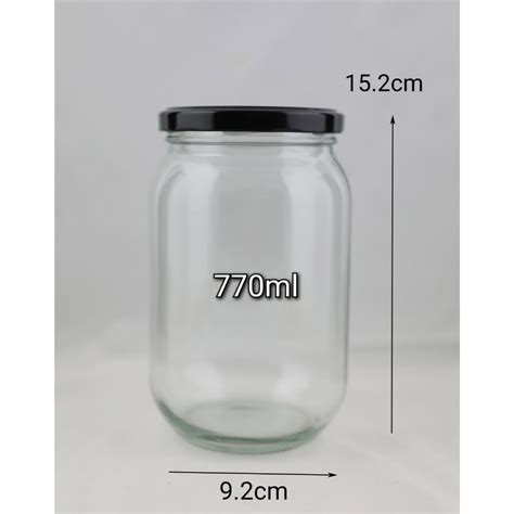 [ Rd Jar] Bekas Kaca Round Glass Jar Botol Ikan Masin Jar Balang Sambal