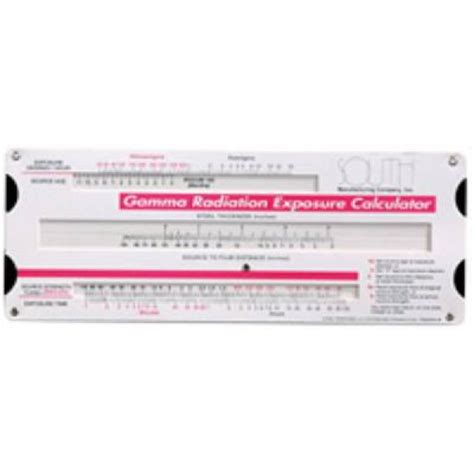 Gamma Exposure Calculator Paper 480400
