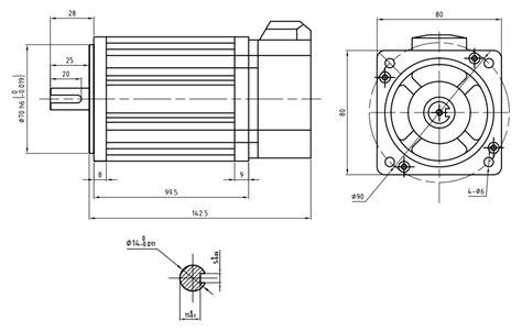200W 24V DC Servo Motor 1 27 Nm 1500 Rpm ATO Com