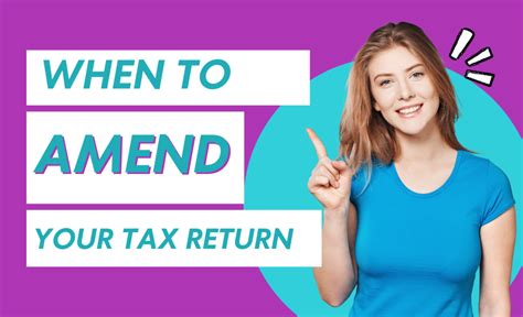 Correcting Tax Returns When To Amend