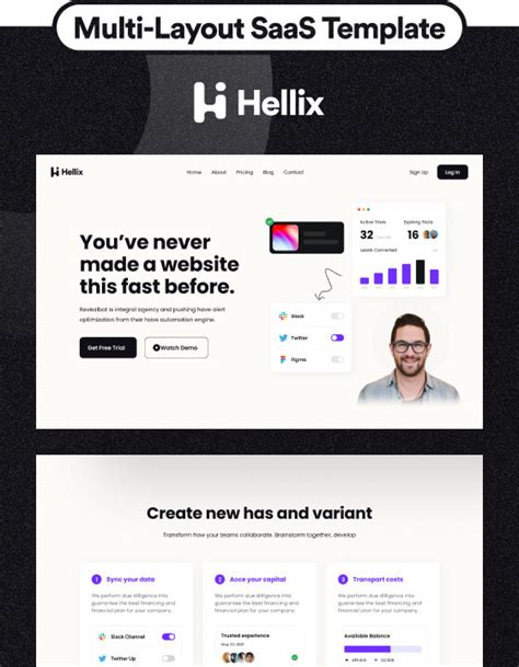 Hellix Website Page Template For Webflow Hellix Website Page Template For Webflow