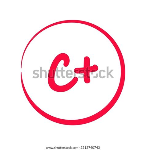 Grading System C Grades School Plus Stock Vector Royalty Free