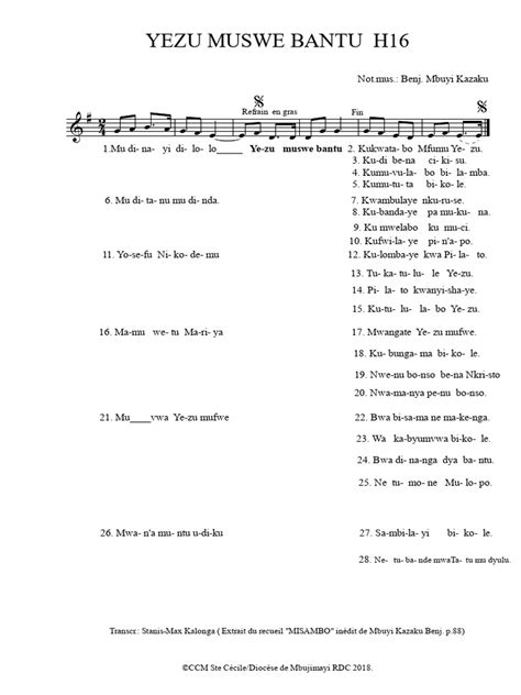 H16 Yezu Muswe Bantu Pdf