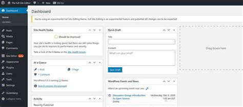 An Early Look At Full Site Editing In WordPress