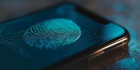 Premium Photo Enhancing Smartphone Cybersecurity For Personal Banking With Biometric