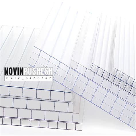 ورق پلی کربنات دوجداره ۴ میل پلیمر طلایی یزد نوین پوشش