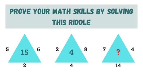 Prove Your Math Skills By Solving This Math Riddle