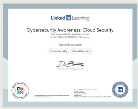 Keerthiga Kannan On Linkedin Linkedinlearning Cybersecurity