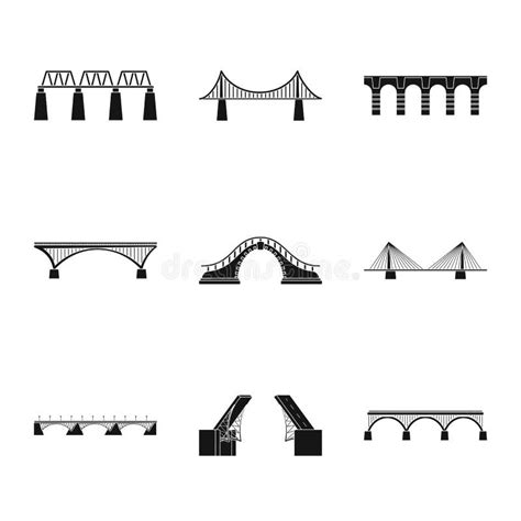 vector illustration of construct and side symbol collection of construct and bridge vector icon