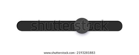 Scrollbar Element Button Interaction Technique Widget Stock Vector