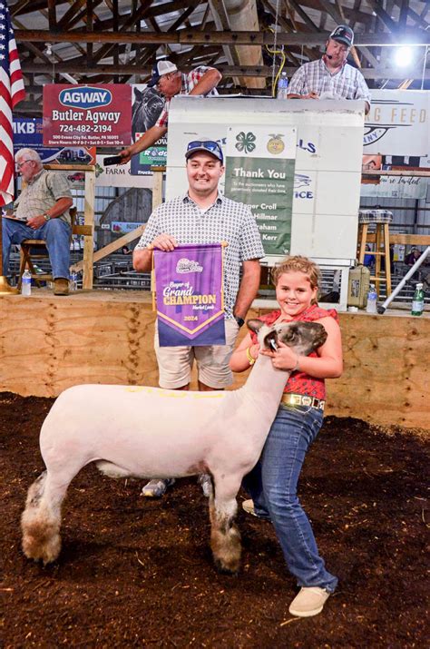 Grand Champion Lamb Adalynn Guiher Farm And Dairy