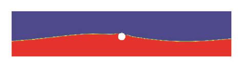 Submergence Process Of A Circular Cylinder In Waves A T 0 75 B Download Scientific