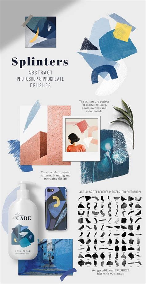 Splinters Procreate Photoshop Stamps Abstract Photoshop Photoshop