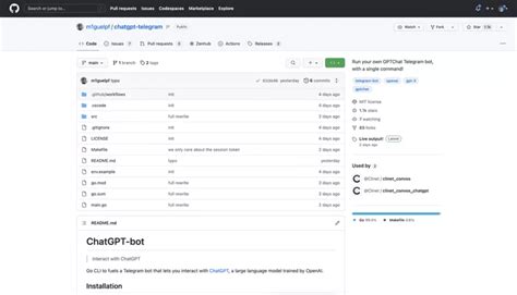 chatgpt telegram bot — ai tools catalog