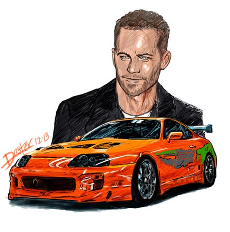 Paul Walker And Supra By Lkingd001 On Deviantart